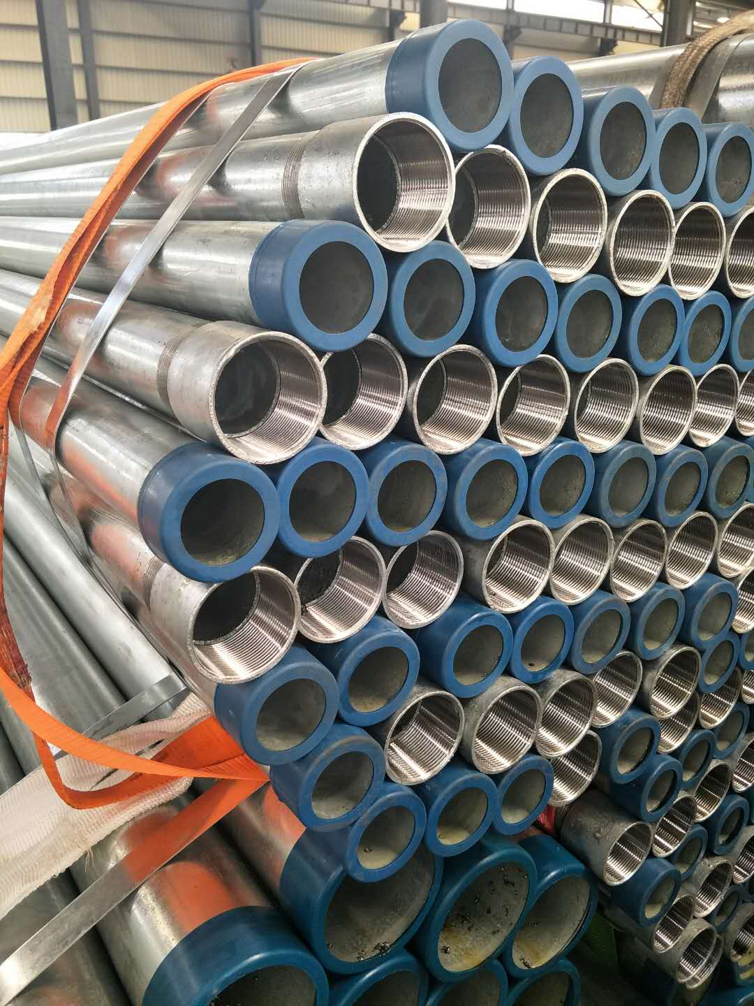 2 11 59 54mm Galvanized Steel Pipe BS 1139 Standard Scaffolding Tube