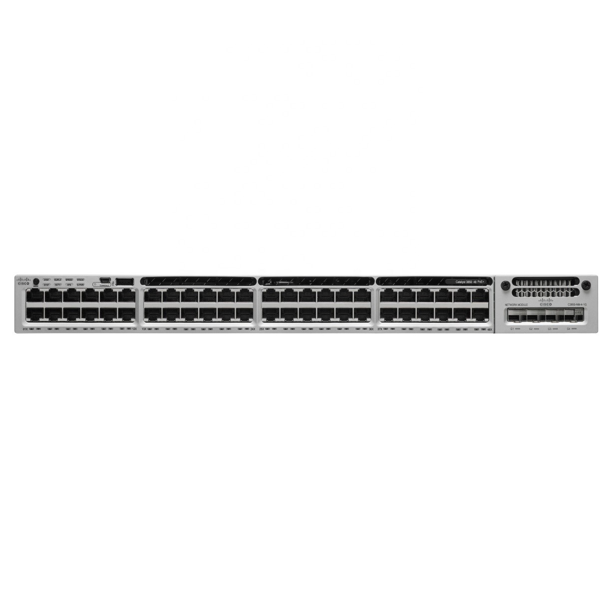 Cisco Catalyst 3850 Switch-WS-C3850-48P-E - Switch - L3 - managed - 48 x 10/100/1000 (PoE+ ...