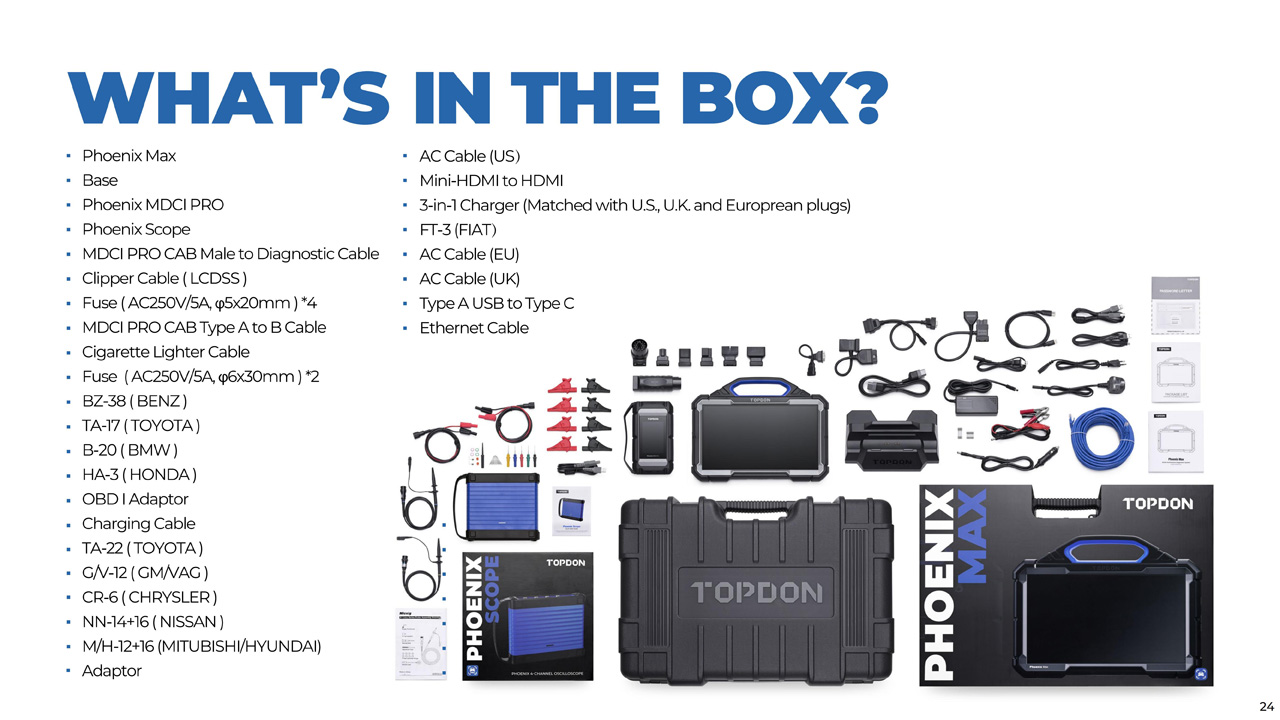 Topdon Phoenix Max With 4-Channel Oscilloscope