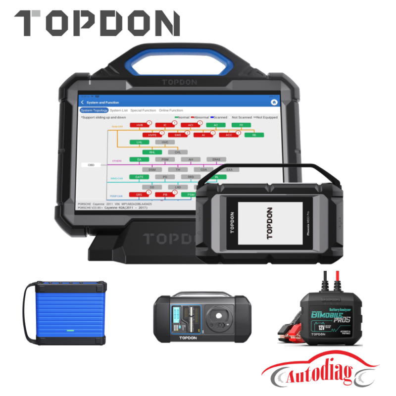 Topdon Phoenix Max With 4-Channel Oscilloscope