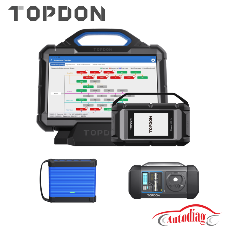 Topdon Phoenix Max With 4-Channel Oscilloscope