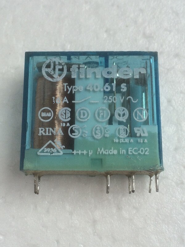 Type40.61S 16A for Finder relay 8-pin single group 24V original ...