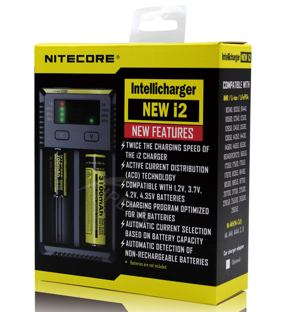 NITECORE New I2 Intelligent Dual-Slot Charger