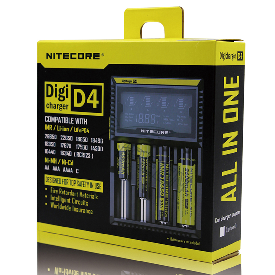 NITECORE D4 Intelligent Four-Slot Digi Charger