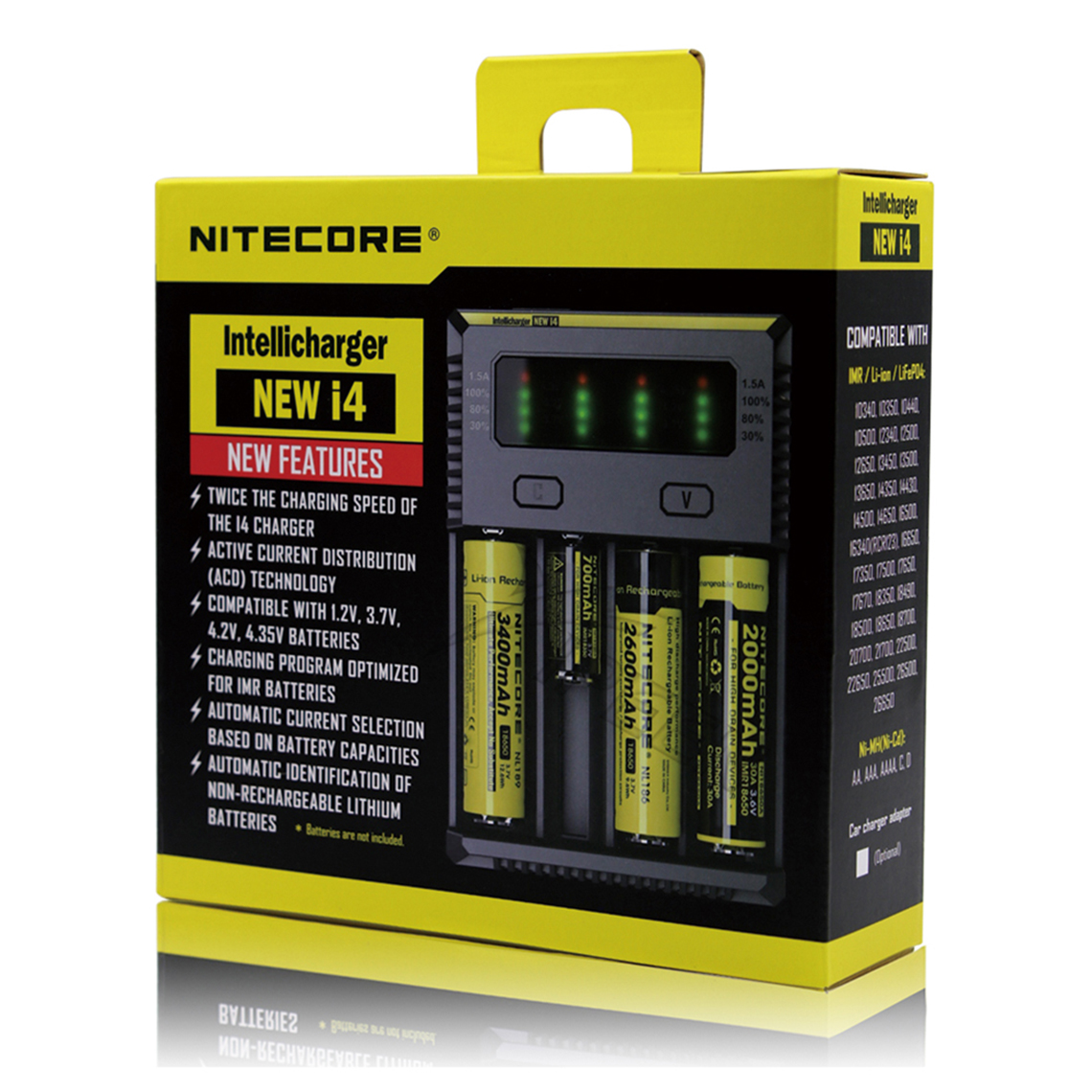 NITECORE New I4 Intelligent Four-Slot Charger