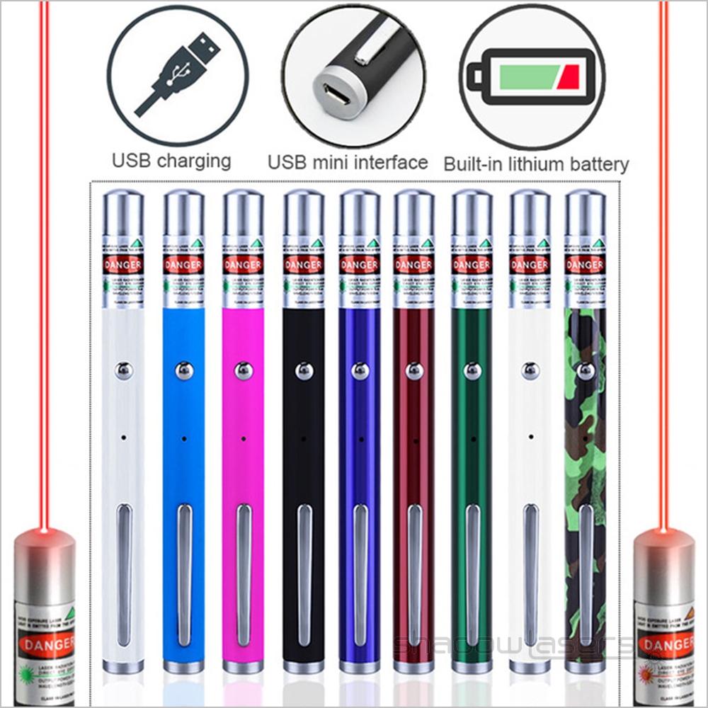 RU9-650nm USB Red Laser Pen 100MW