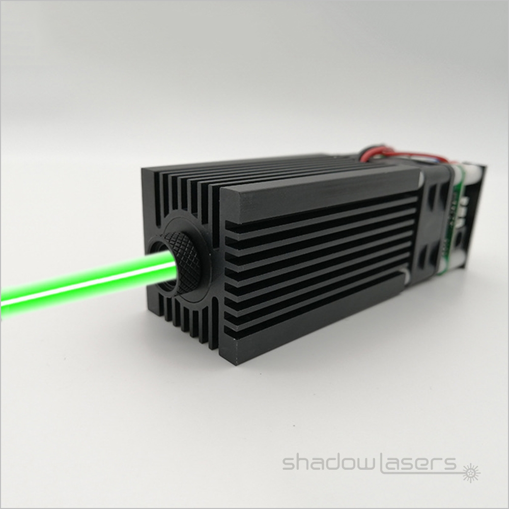 GM2 520nm Green Laser Module Air-cooled TTL Modulation 100MW-500MW ...