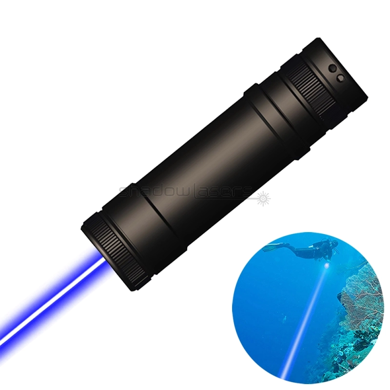 "POSEIDON" BD9 450nm 2W-5W-6W Waterproof BURNING Blue Laser Pointer ...