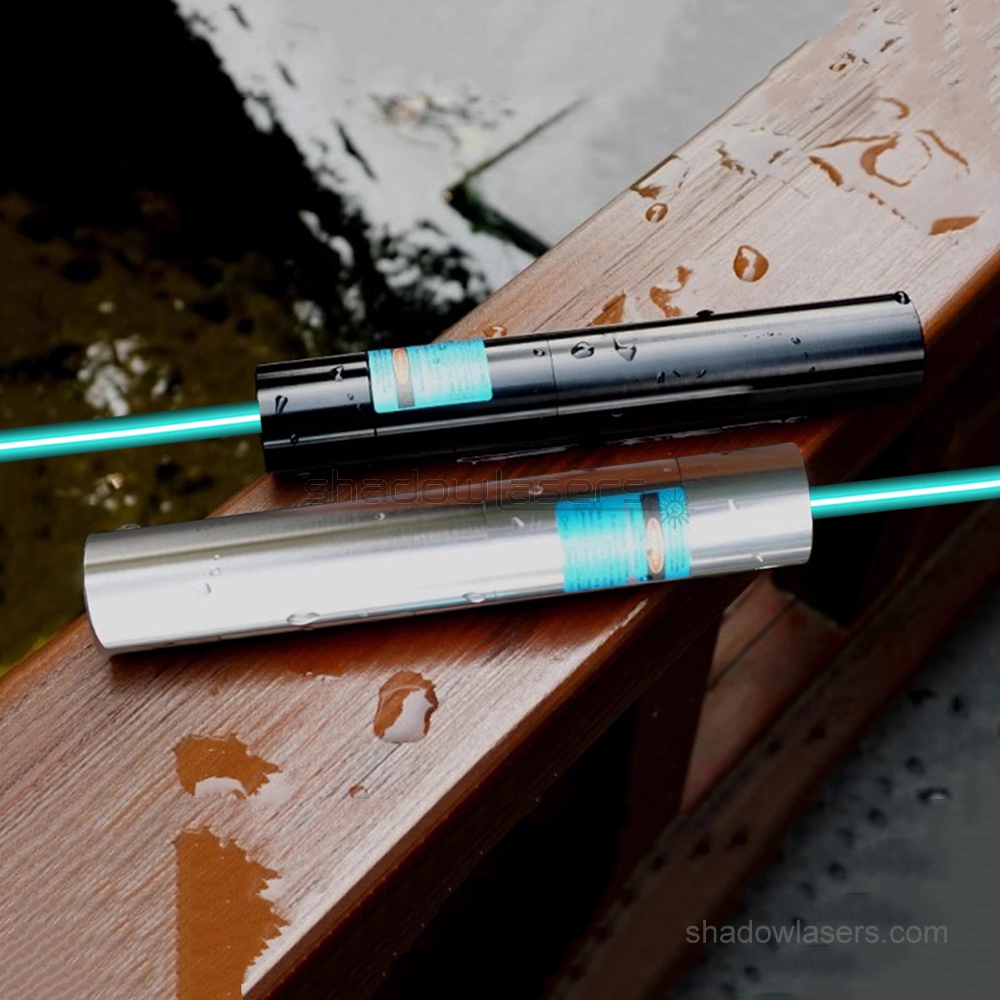 “SHARK” CD4 488nm Cyan Laser Pointer 100MW