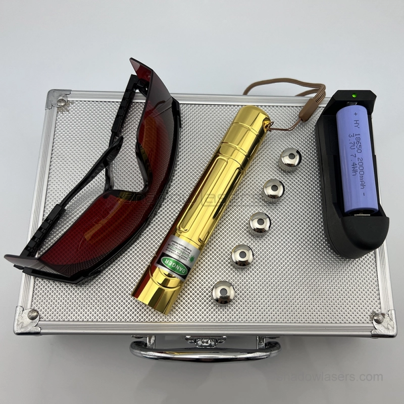 “ASTRAEA” CH2 488nm BURNING Cyan Laser Pointer 200MW