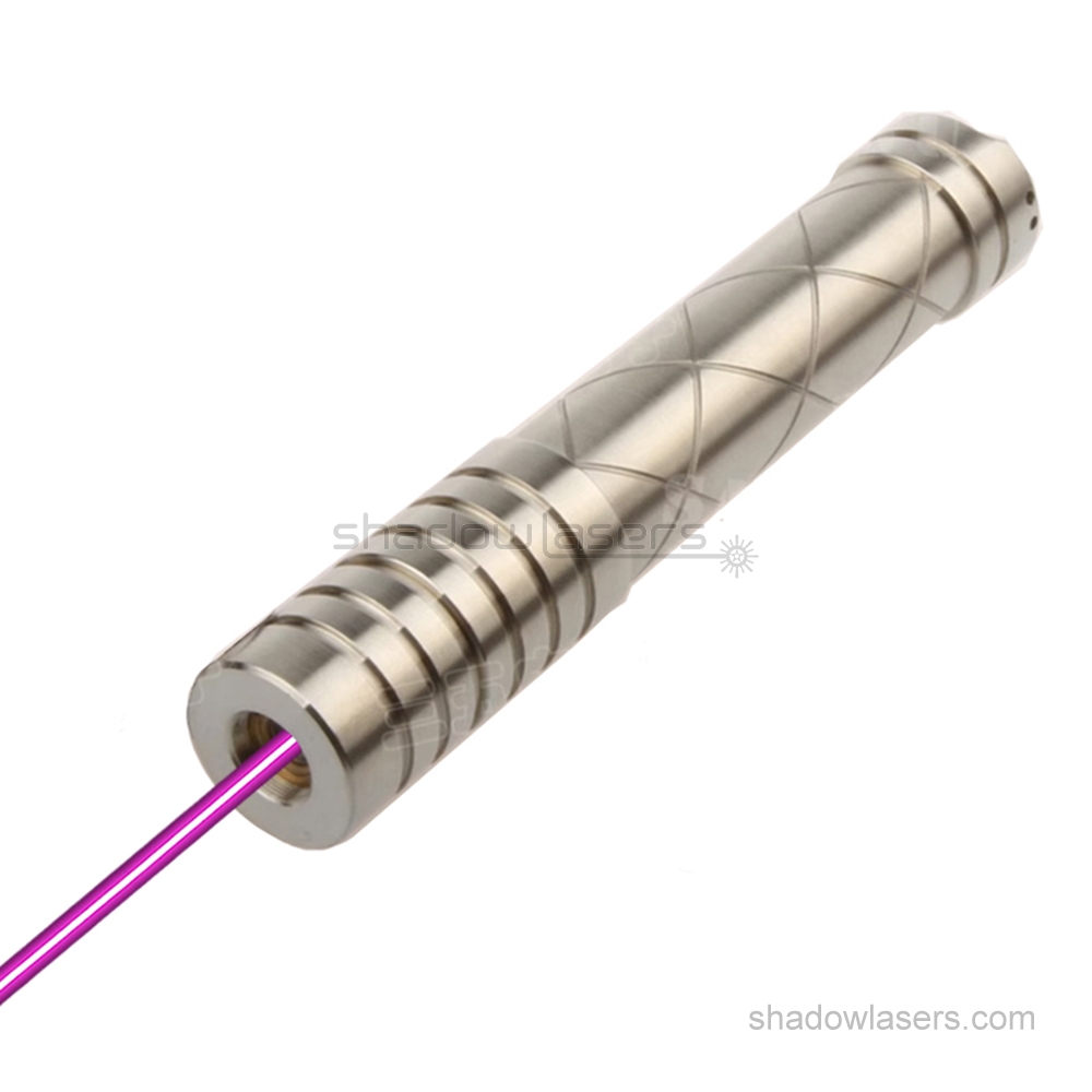 "Challenger II" PW8-CE 405nm 1W, 425nm 3W BURNING Purple Laser Pointer