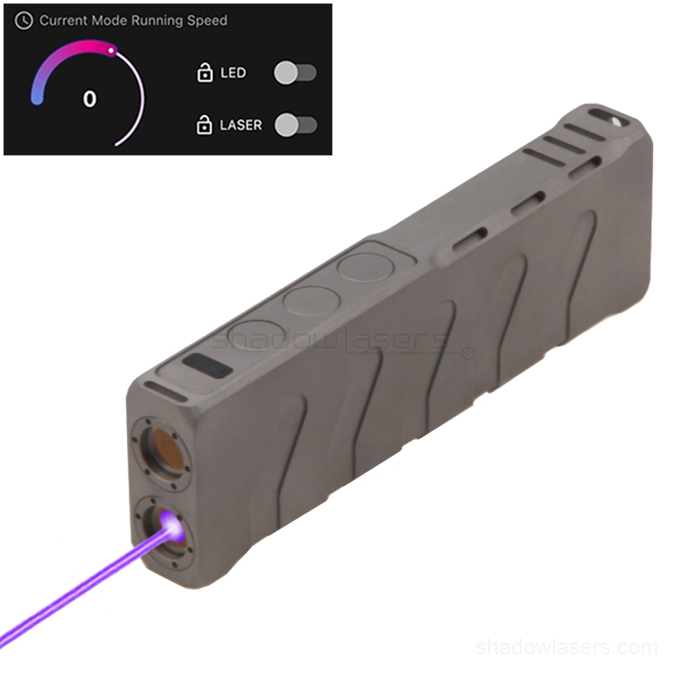 “PURGATORY” PW2 405nm 1W Purple Laser Pointer & Flashlight Sanwu Omen Series