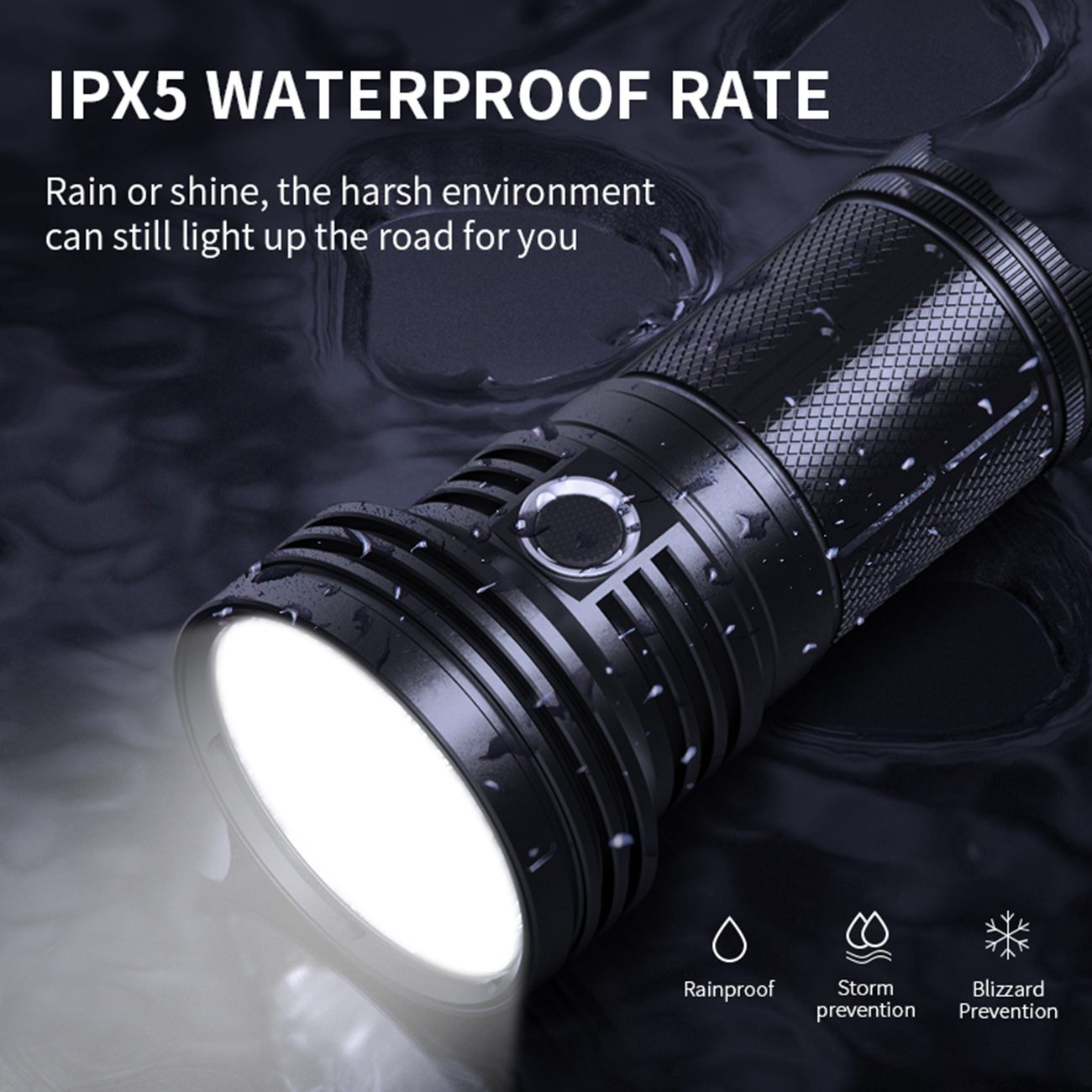 PK80 BURNING Flashlight 240W 45,000 Lumens 8 x P70.2 LED