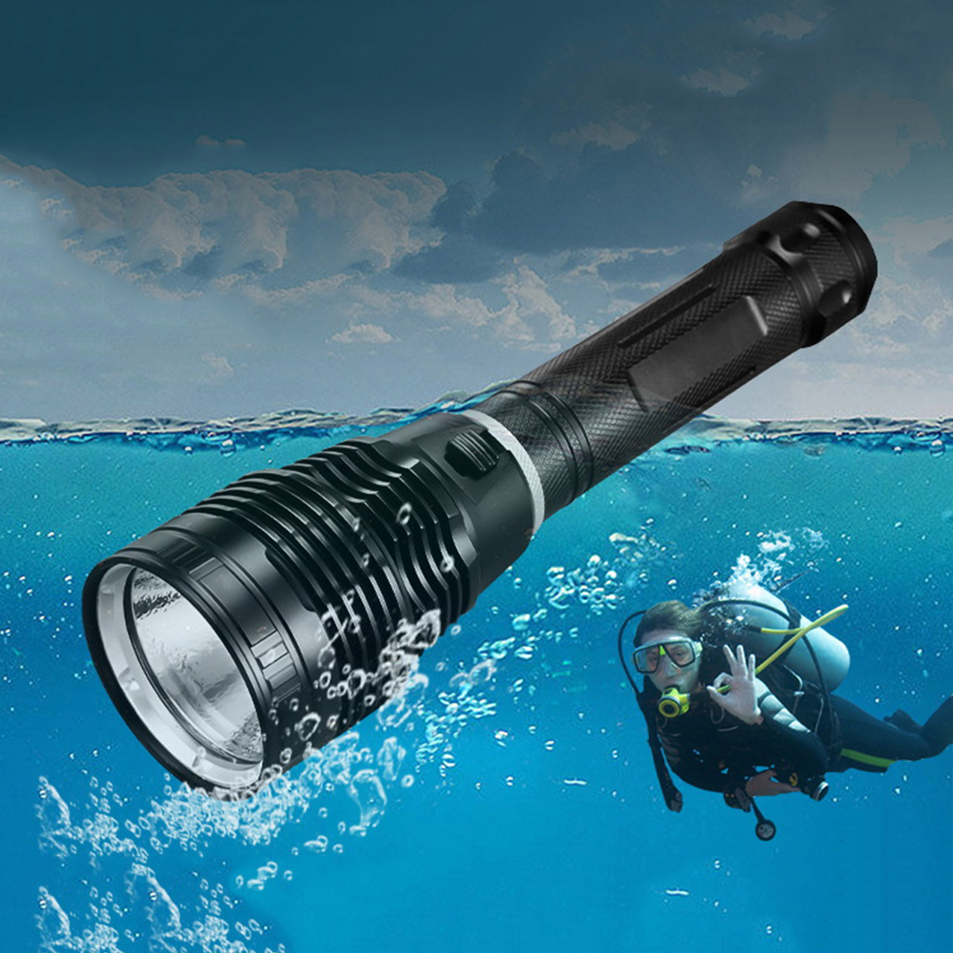 DV18 30W White, Yellow Light Diving Flashlight P70.2 LED