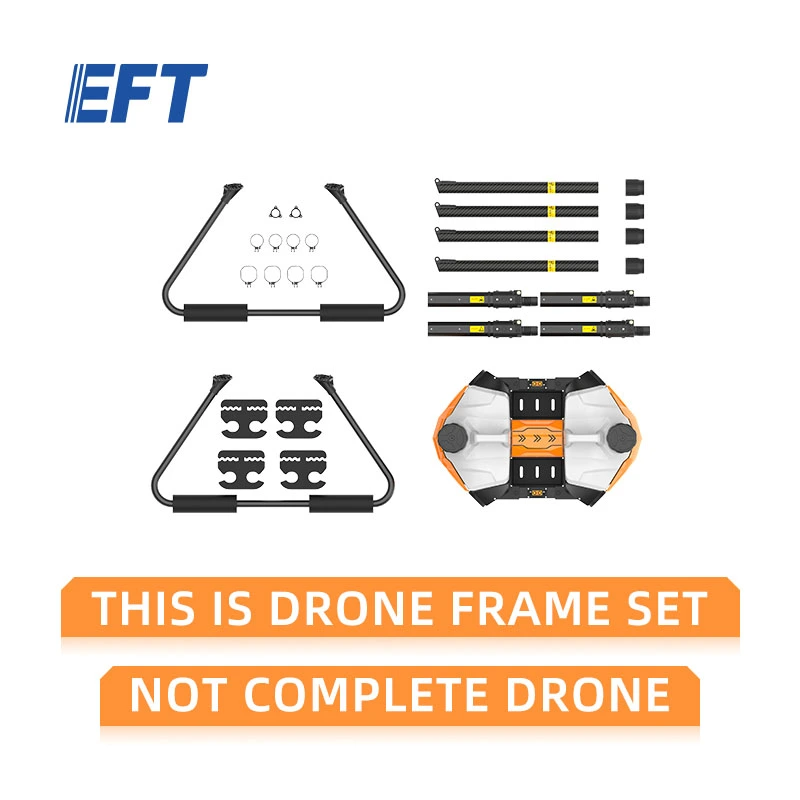 EFT G20-Q professional farmer quadcopter frame high efficient agriculture sprayer drone parts ...