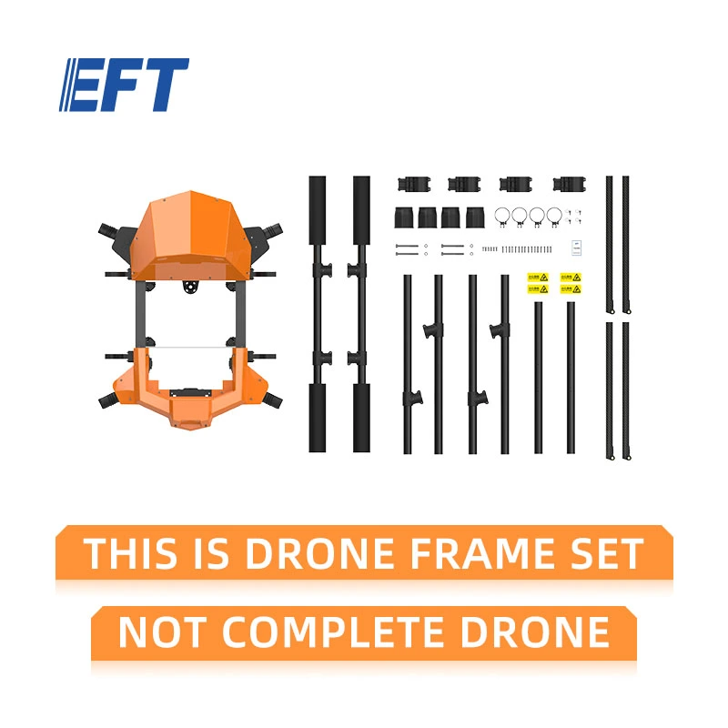 Professional drone manufacturer EFT G420 agricultural sprayer drone frame kit with motors kit ...