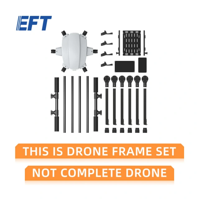 Quality Assured Glider Ultralight Aircraft EFT X6100 delivery drone Frame + E5 Motor Drone Kit ...