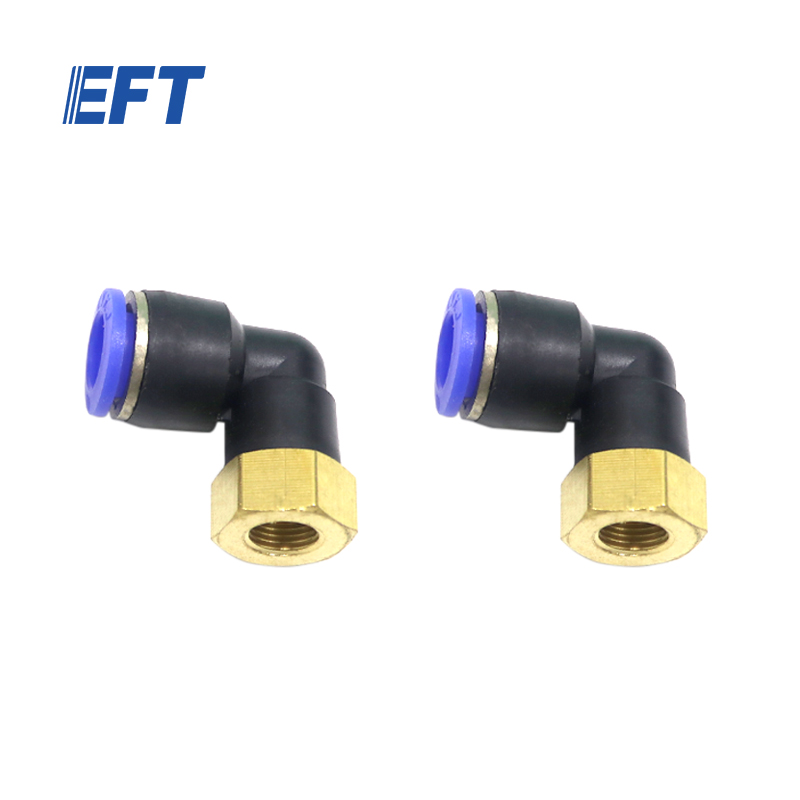 10.07.04.0001 EFT Pneumatic Connector L/Female/01/10mm/2pcs For EFT All ...