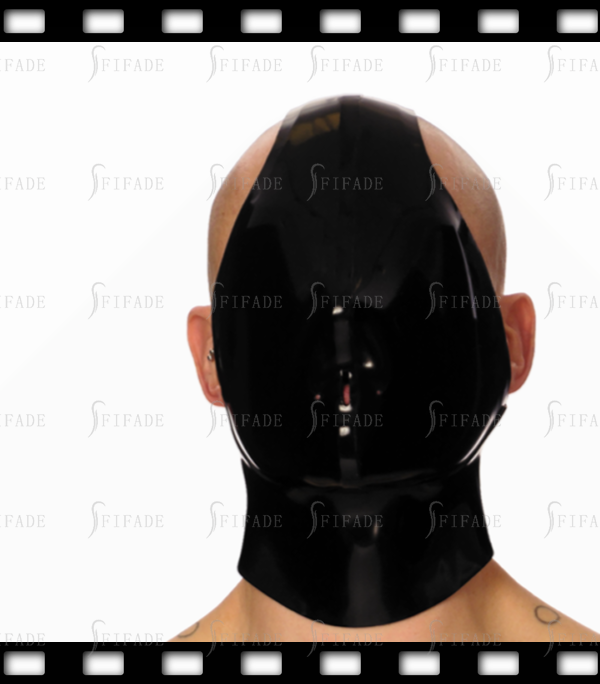 Latex Rubber Hoods Face Bondage Hoods Mask BDSM Play Sexy Cool Tiny ...