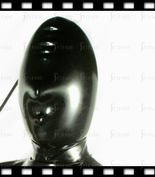 Latex Hoods Masks Air Pump BDSM Mask Hard Play Cool Customized 0.4mm ...