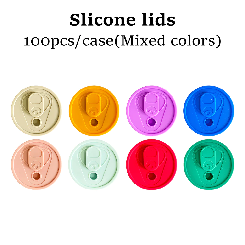 16oz Leakproof Silicone lids - USA Warehouse
