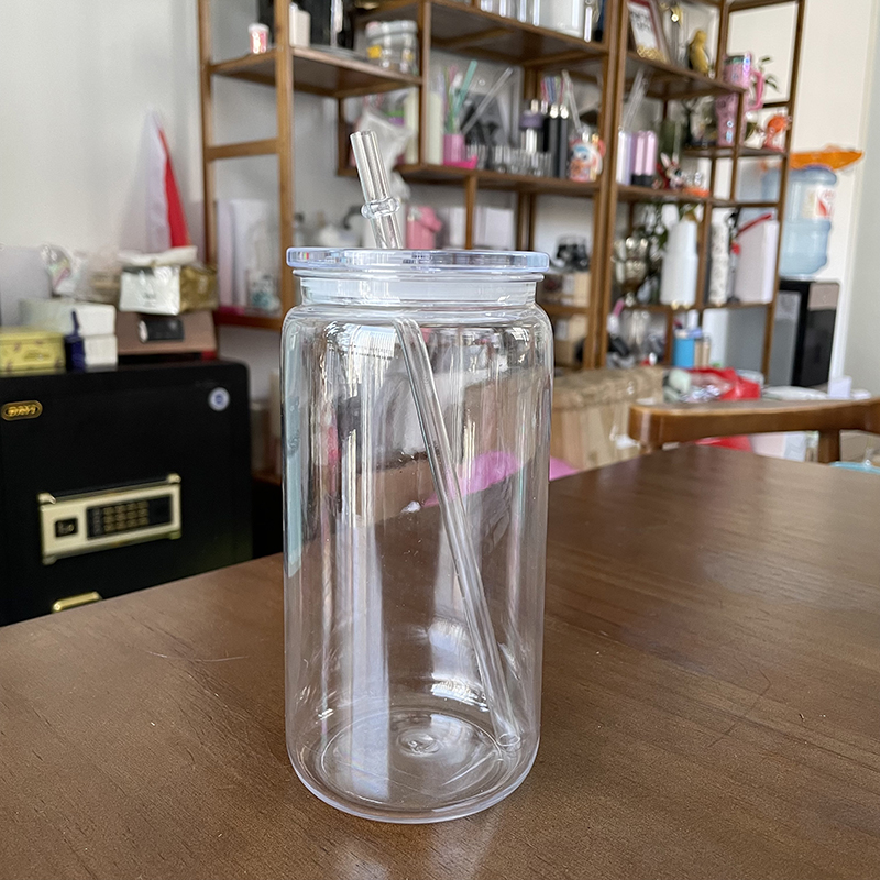 16oz Acrylic Plastic can with colored lid- USA Warehouse