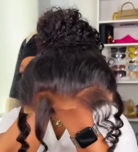 【Invisible Drawstring】360 Deep Wave GLUELESS HD Lace Frontal Wig ...