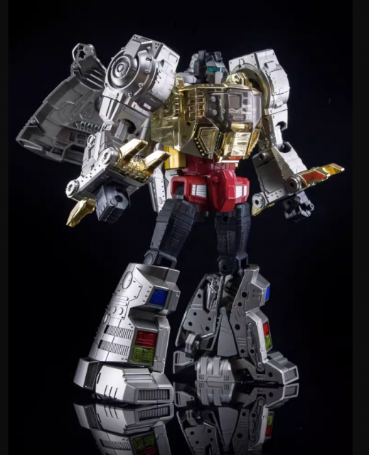 4TH PARTY MP-08 KING GRIMLOCK REXIMUS PRIME OVERSIZED STAINLESS STEEL ...