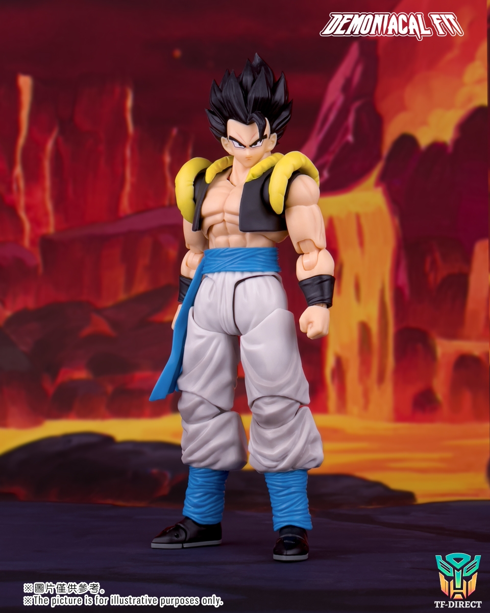 Demoniacal Fit Dragon Ball Hero Waltz Blue Hair Gogeta Action Figure