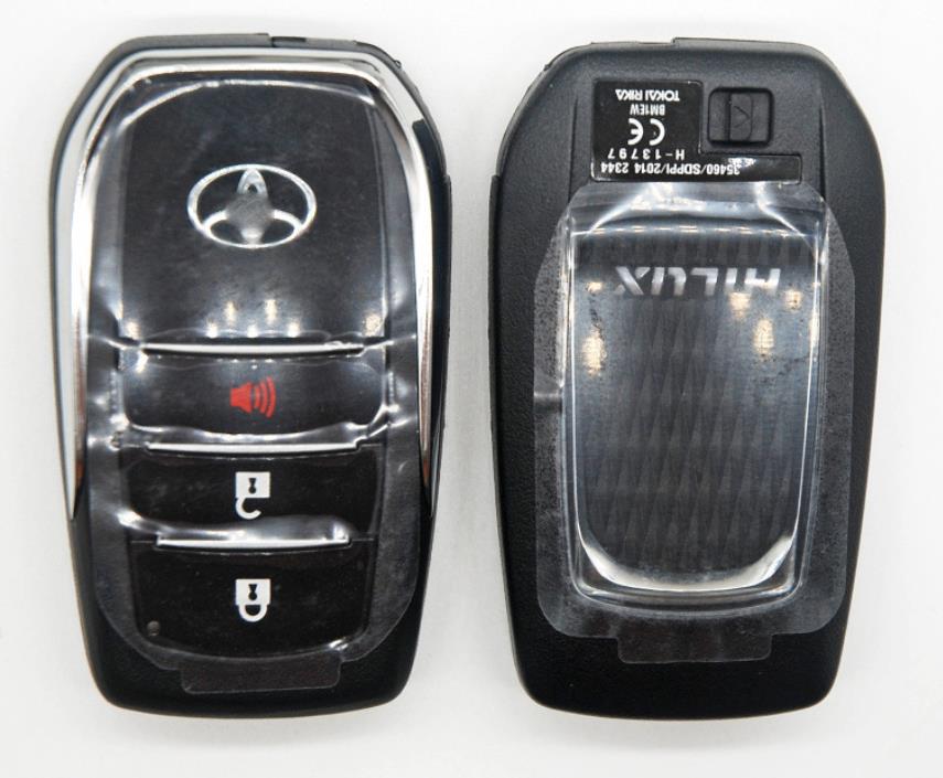 original Toyota Hilux 3 button smart key keyless-go remote key 433mhz ...