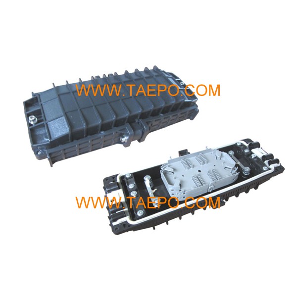 12 fibers horizontal type mechanical sealing Fiber optic splice closure ...