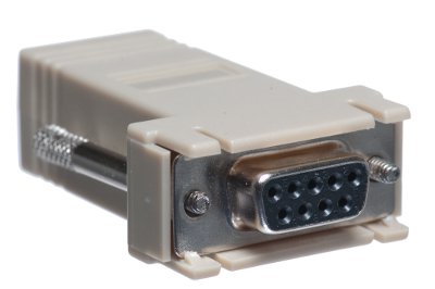 DB9 Female to RJ45 Female Modular Adapter Kit - 8 Conductor,DB9 Adapters