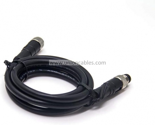 M8 4 Pin Cable male to Female Straight Cable Cordsets