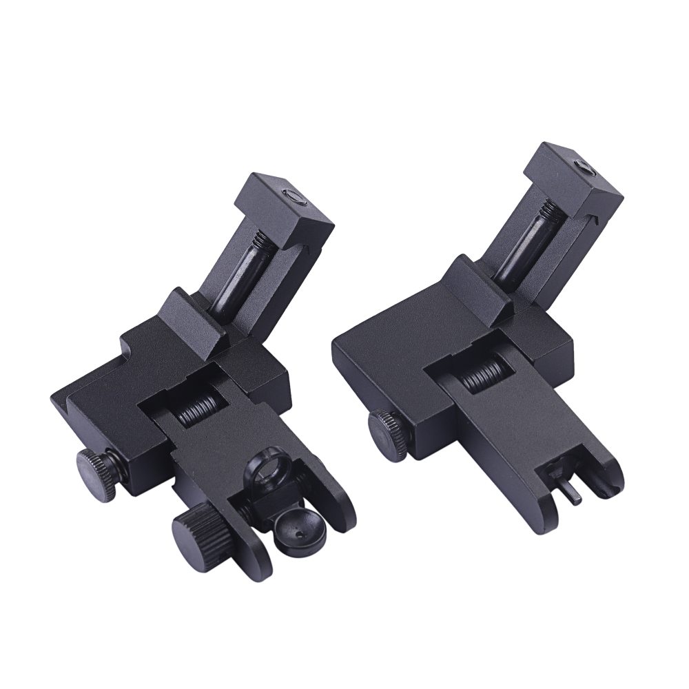 Funpower 45 Degree Offset Flip Up Iron Sights for Rifle,Rapid ...