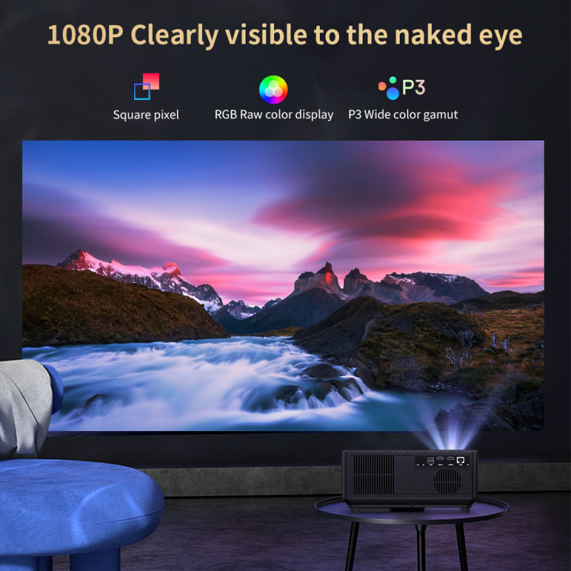 ThundeaL Full HD 1080P Projector TD98 WiFi LED 2K 4K Video Movie Beam ...