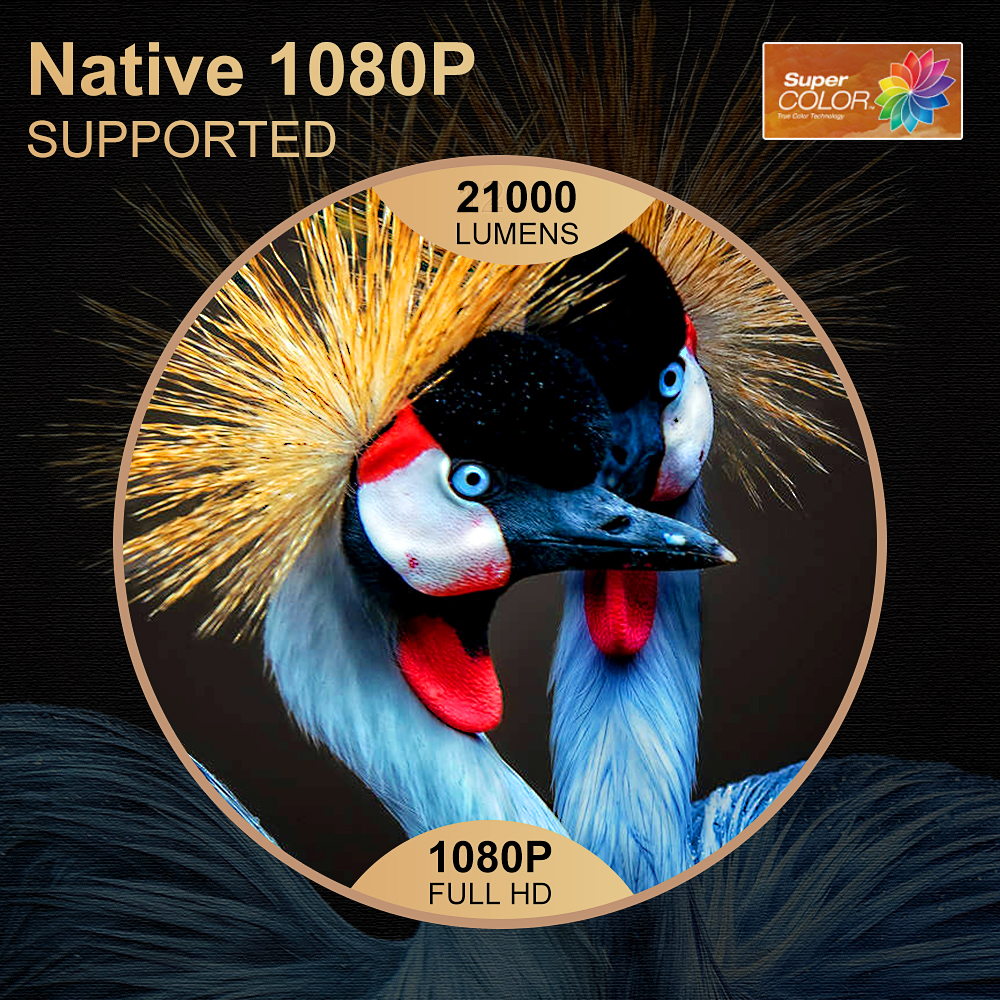 ThundeaL Full HD 1080P Projector TD98 WiFi LED 2K 4K Video Movie Beam ...