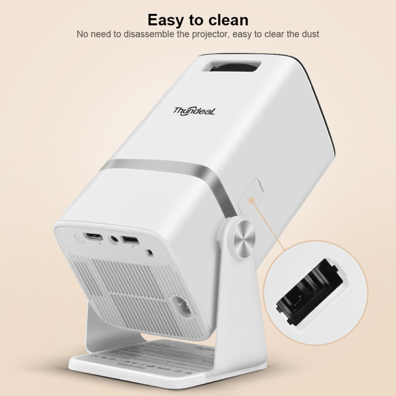 ThundeaL 4K Full HD Projector FHD TD80W Android WiFi 3D Home Theater ...