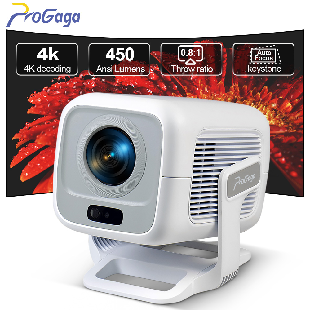 PROGAGA PG370 1080P Full HD Projector For Movie WiFi Android Projector ...
