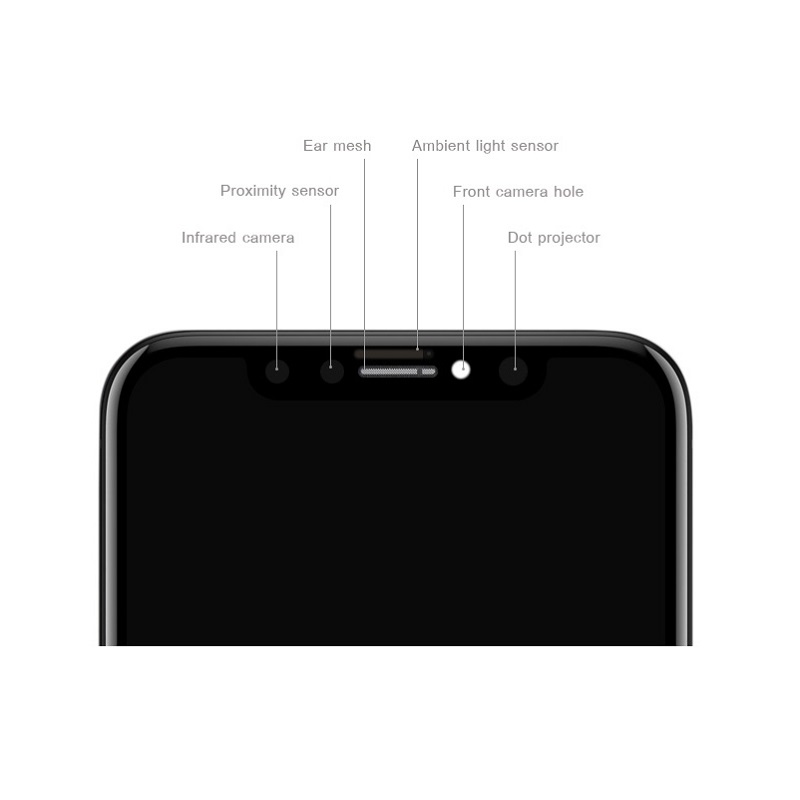 Apple iPhone X OLED Screen and Digitizer with Frame Assembly
