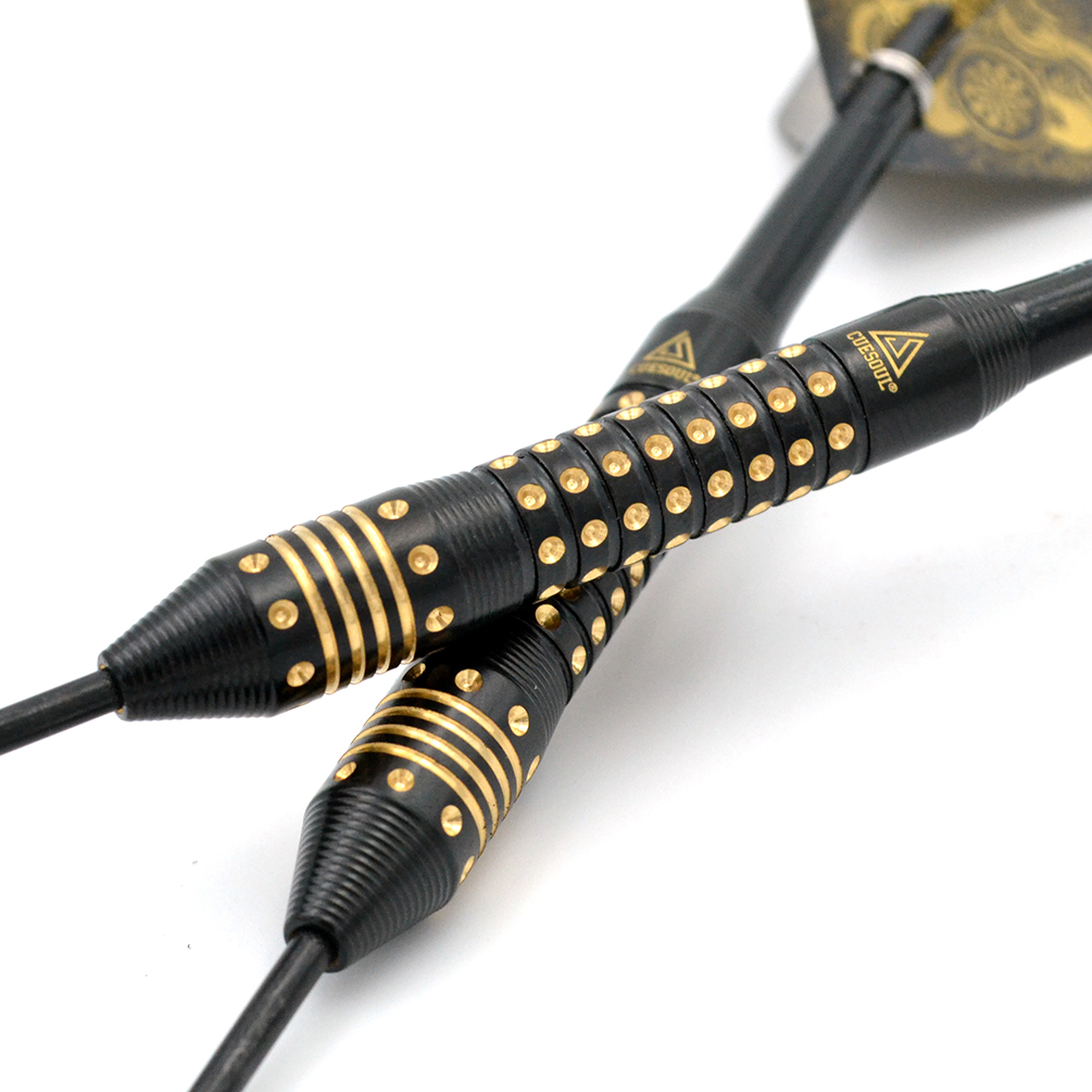 CUESOUL Black Scorpion 20g/22g/24g Steel Tip Brass Dart Set with Multi ...