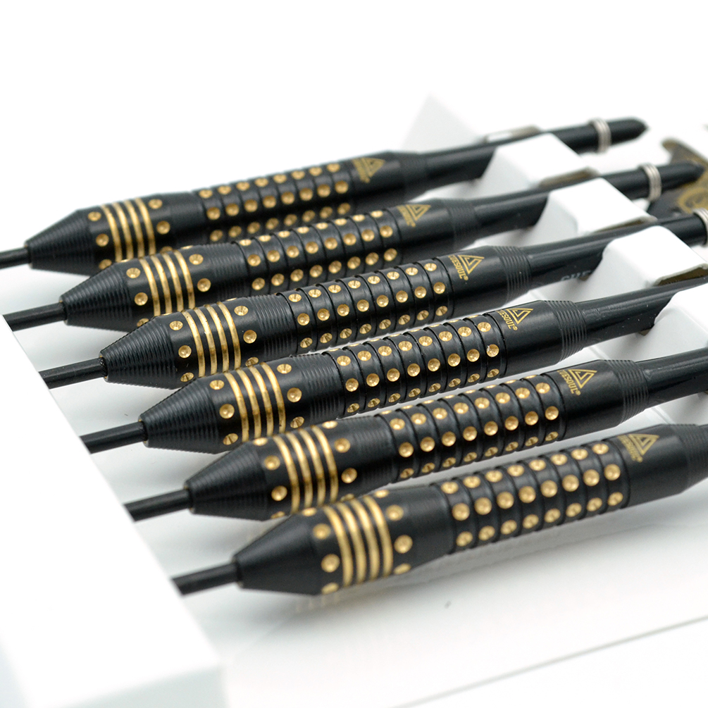 CUESOUL Black Scorpion 20g/22g/24g Steel Tip Brass Dart Set with Multi ...