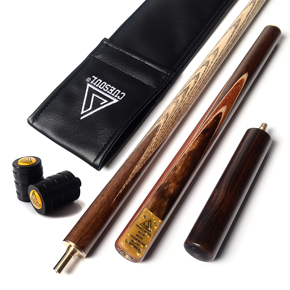 CUESOUL Handcraft 57" 18oz 3/4 Jointed Snooker Cue Packed in ...