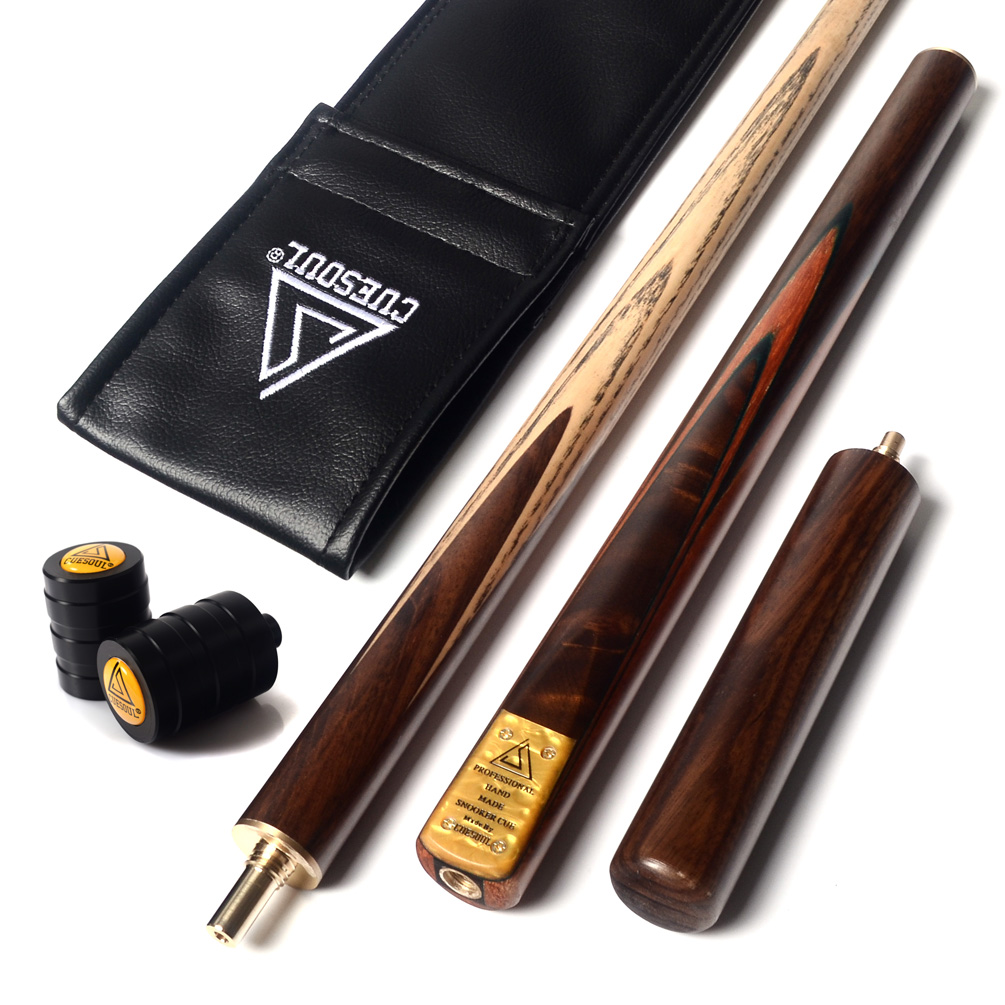 CUESOUL Handcraft 57" 18oz 3/4 Jointed Snooker Cue Packed in ...
