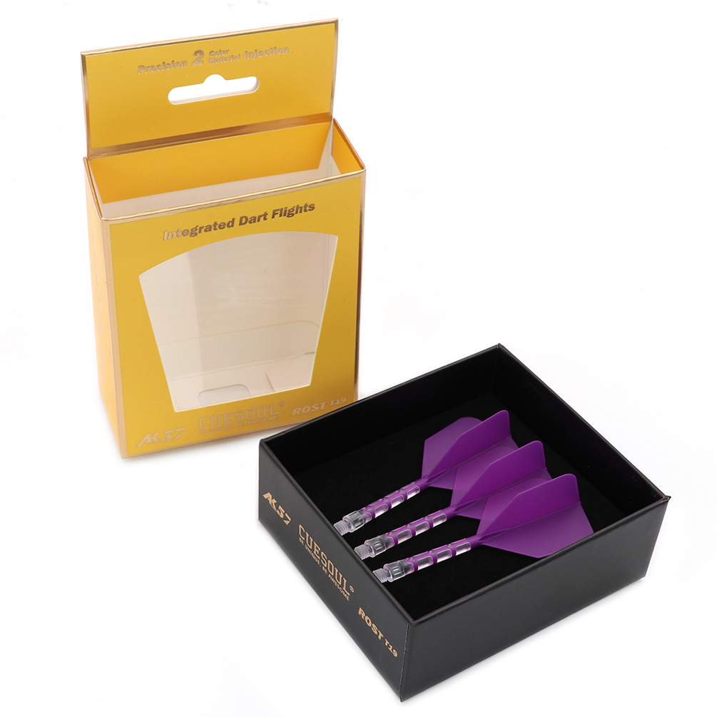 CUESOUL ROST T19 Integrated Ice Dart Shaft and Purple Flight, Big Wing ...