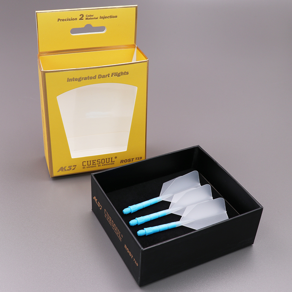 CUESOUL ROST T19 Integrated Blue Dart Shaft and Ice Flight, Big Wing ...