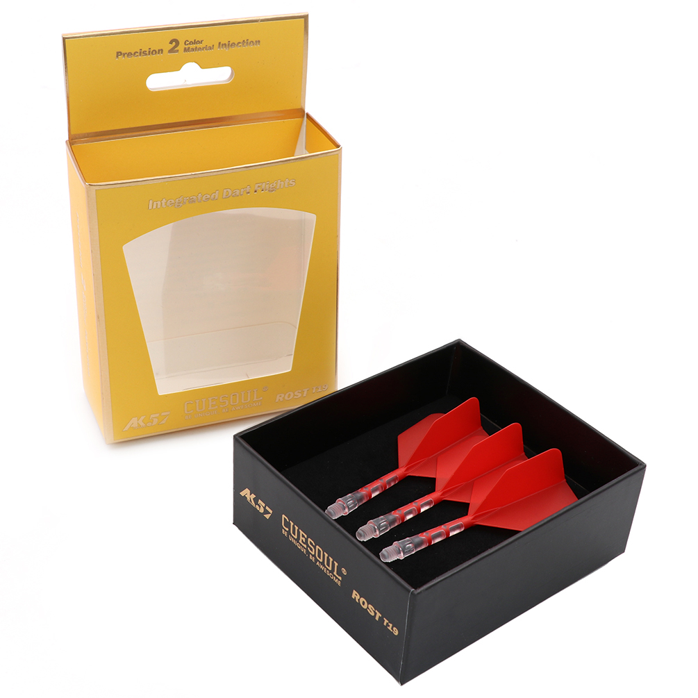 CUESOUL ROST T19 Integrated Ice Dart Shaft and Red Flight, Big Wing ...