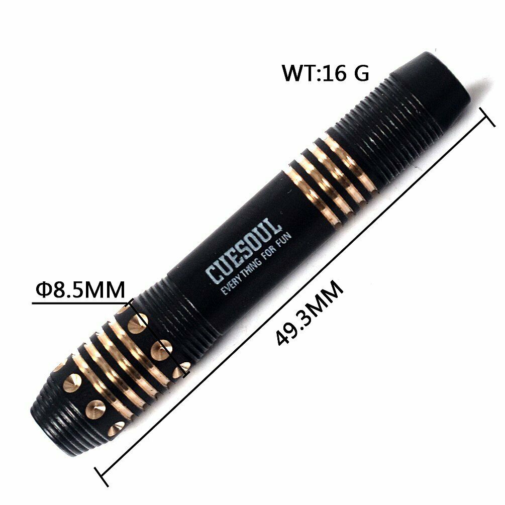 CUESOUL Professional Black Dart Barrels For Soft Dart Tip