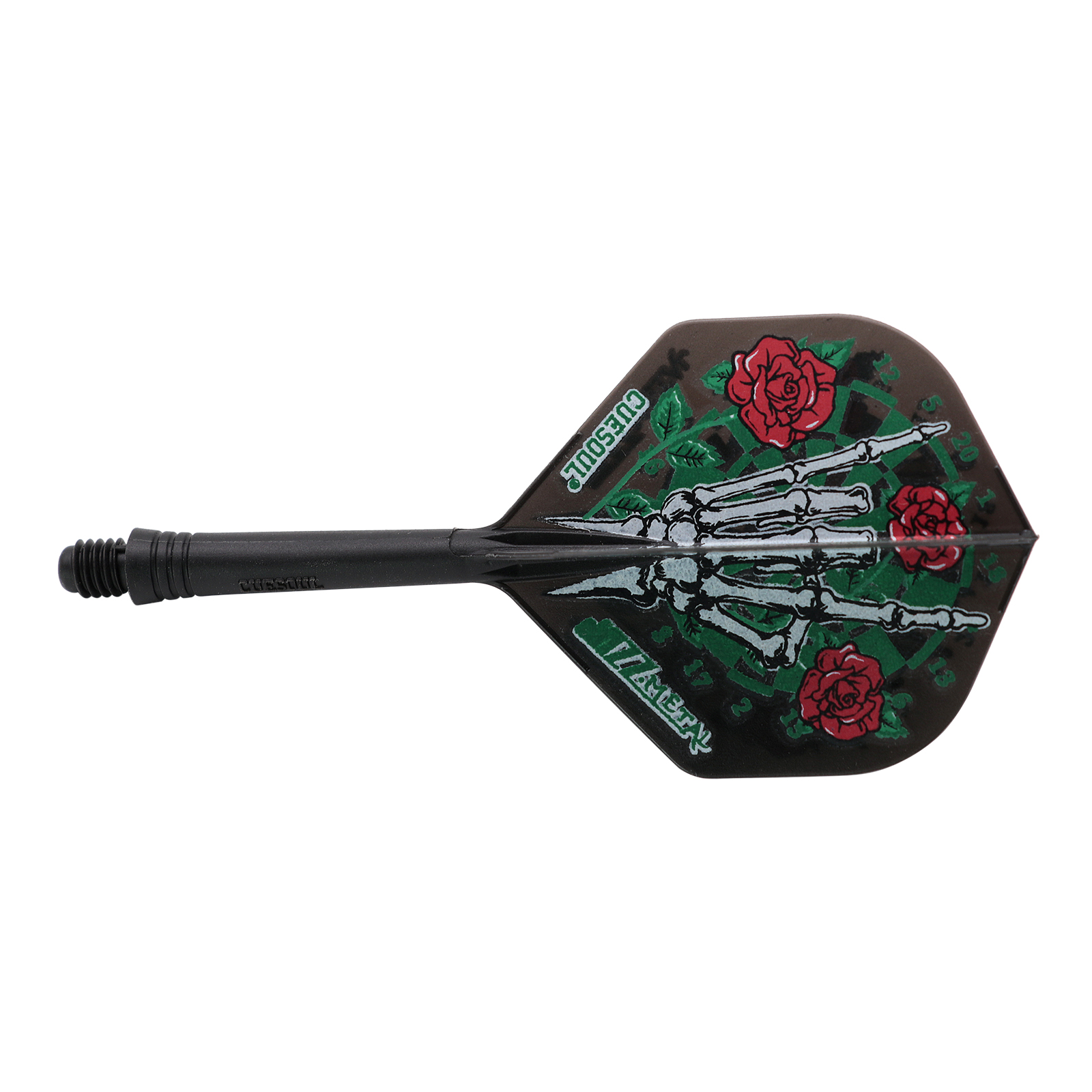 CUESOUL Integrated Dart Shaft and Flights Medium,Set of 3