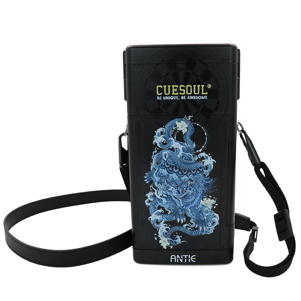 CUESOUL ANTIE Hard Dart Case with Four Mythological Symbols Design ...