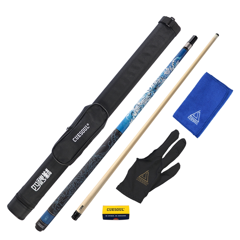CUESOUL Mythological Symbols 58inches 19oz Pool Cue Stick,13mm Tip